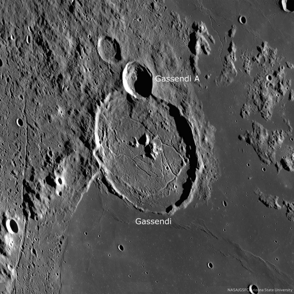 Spix' Blick zum Mond: Die Wallebene Gassendi – ein Edelstein am Mare ...