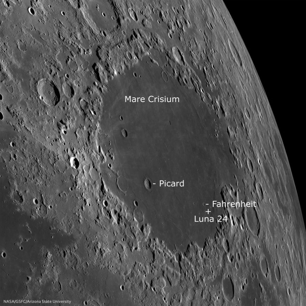 Spix' Blick zum Mond: Mare Crisium - am Meer der Gefahren - Abenteuer ...