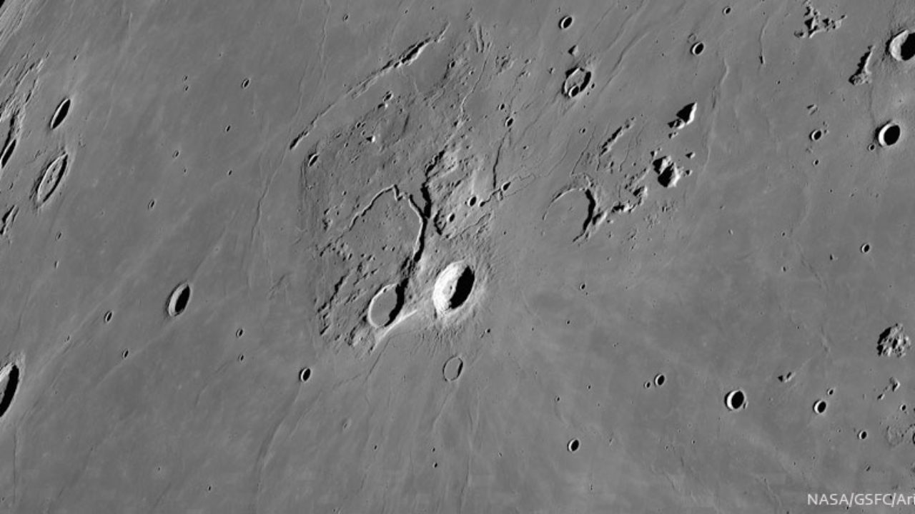 Mond Mit Kratern Zum Ausmalen