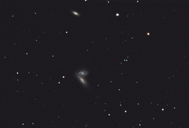 Galaxienpaar NGC 4567/ 4568 "Siamesische Zwillinge" im Sternbild ...